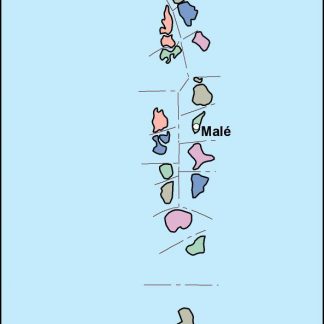 Maldives vector map | Maps Download vector files for Adobe Illustrator