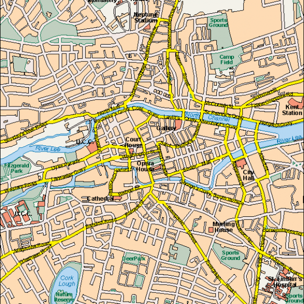 Cork EPS map | Maps Download vector files for Adobe Illustrator Cork EPS map | Maps Download vector files for Adobe Illustrator